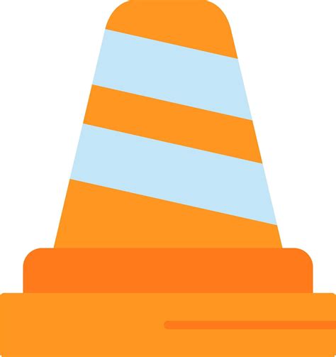 Traffic Cone Vector Icon 20015599 Vector Art At Vecteezy