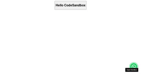 React Floating Whatsapp Button Examples Codesandbox