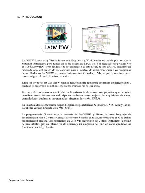 labview componentes pdf programación de computadoras ingeniería informática