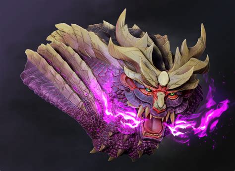 Artstation Monster Hunter Rise Magnamalo Fanart