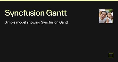 Syncfusion Gantt Codesandbox