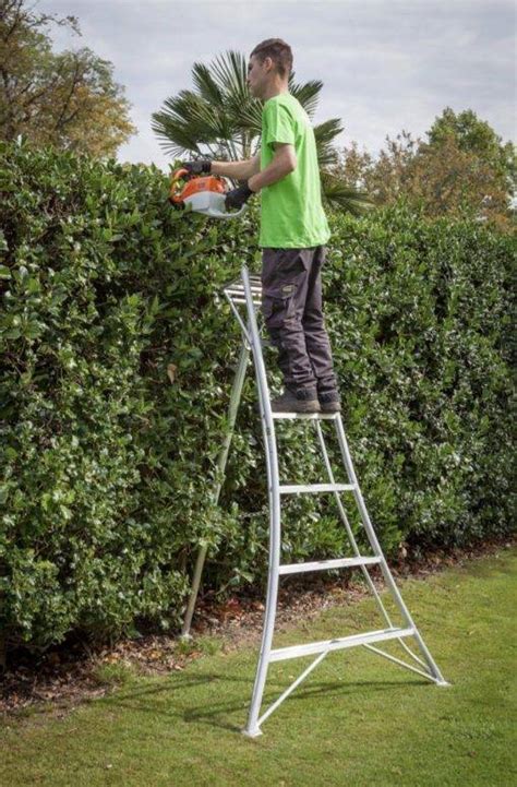 Hedge Cutting Ladders Precise Trimming And Shaping Crown Garden