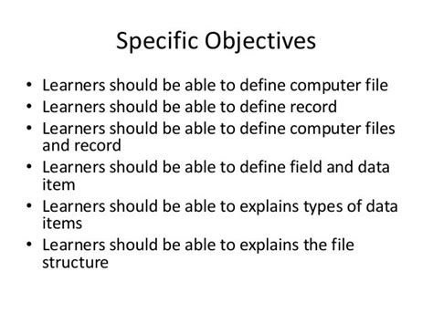 Concept Of Computer Files For Grade 12 Learners