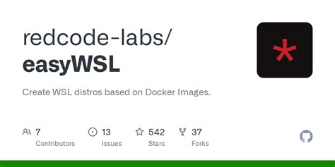 GitHub Redcode Labs EasyWSL Create WSL Distros Based On Docker Images