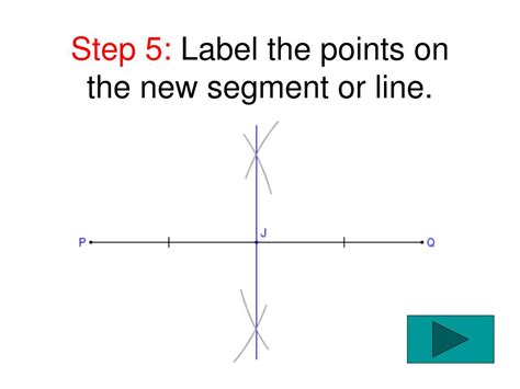 ppt bisecting a line segment powerpoint presentation free download