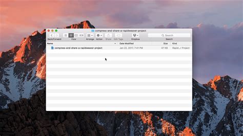 compress and share your rapidweaver project weaver tips