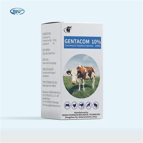 Veterinary Antiparasitic Drugs Factory Price Gentamicin Injection In