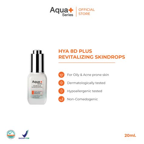 Jual Aqua Series Hya 8d Plus Revitalizing Skindrops Shopee Indonesia