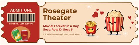 Page 2 Free Ticket Templates Editable And Printable