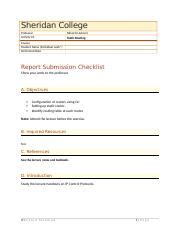 Lab Activity Docx Sheridan College Professor Nihad Al Juboori Activity Static Routing