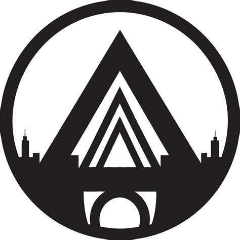 Ebony Enclave Refined Abstract Architecture Element Chic Cityscape Modern Architecture Symbol