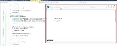 C Open A Pdf Fileusing Bytes Stored In Azure Blob Storage Stack