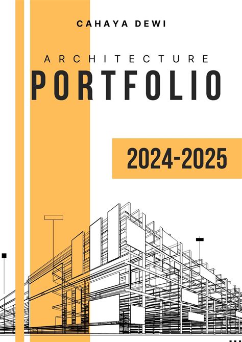 Architectural Portfolio Cover Page