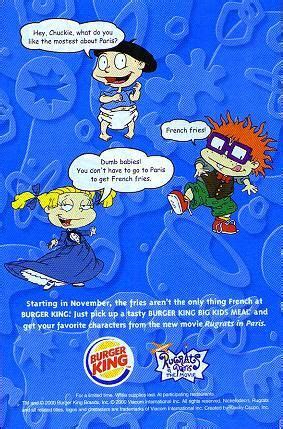 Rugrats In Paris At Burger King November And December 2000 Rugrats