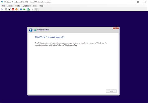 Fix For This Pc Cant Run Windows 11 Hyper V