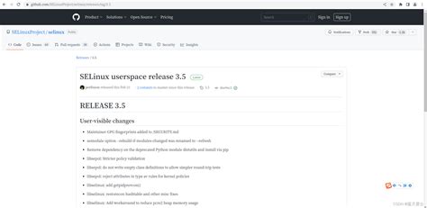 selinux零知识学习三、selinux应用层源码下载、编译和安装 tar zxvf selinux 3 5 tar gz csdn博客