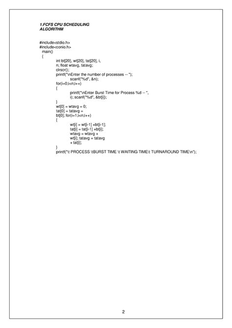 Os Lab Manual 0 Converted 1 Cpu Scheduling Algorithm Include