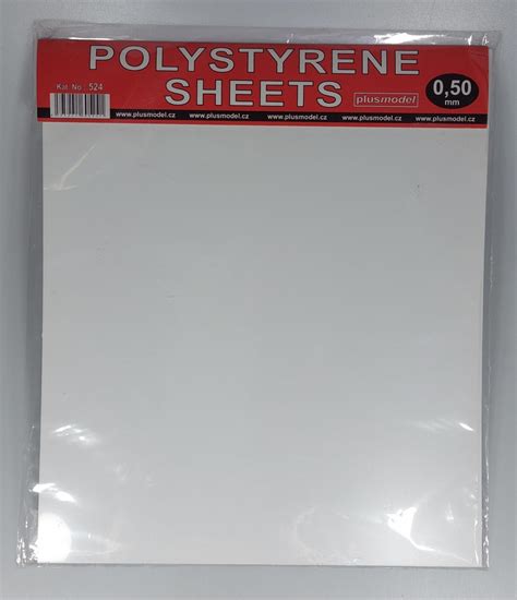 Polystyrene Sheets 05 Mm Plus Model Car Model