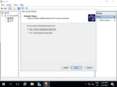 Windows Server Configure Dhcp Server Server World