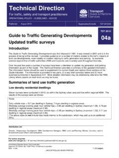 Guide To Traffic Generating Developments Updated Traffic Guide To Traffic Generating