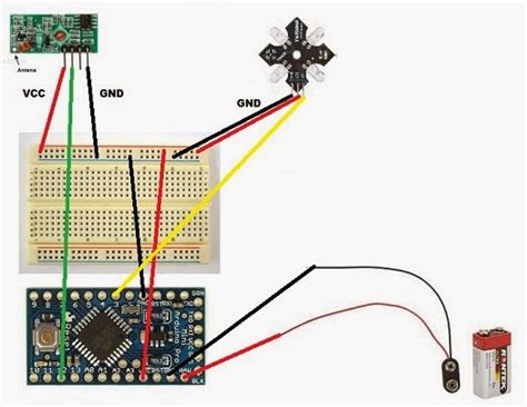 Automação Residencial com Arduino Esquema de Montagem