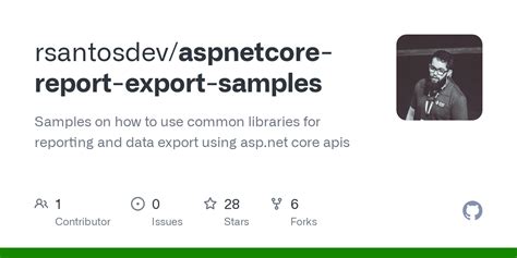 Github Rsantosdevaspnetcore Report Export Samples Samples On How To