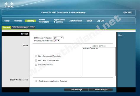 Forward Port Modem CISCO KARE Thailand