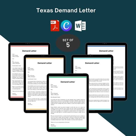 Editable Texas Demand Letter Sample Pdf And Word