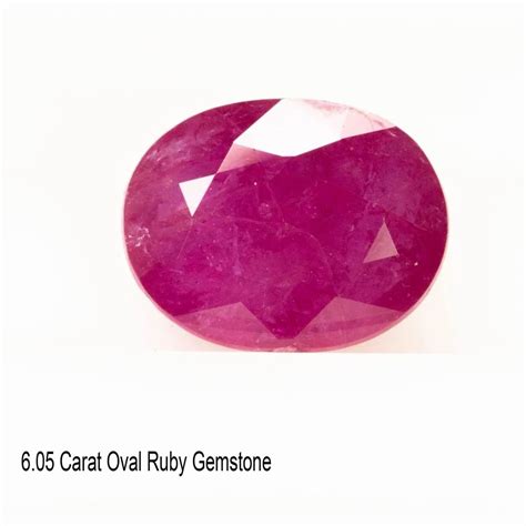 Red 6 05 Carat Oval Ruby Gemstone At Rs 22020 Piece In Jaipur Id 2854919669430