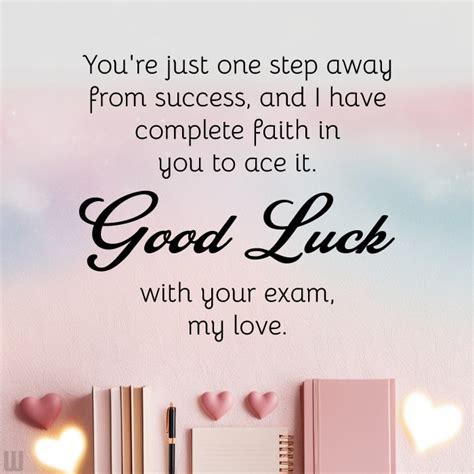 Top 10 Good Luck Exam Wishes For Lover