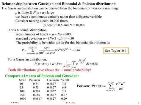 PPT Lecture 3 The Gaussian Probability Distribution Function PowerPoint Presentation ID 3630158