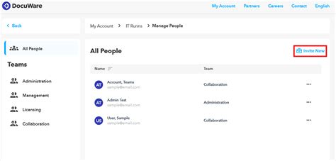 Docuware Id Its Company Connection And People Management · Docuware