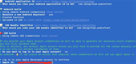 Eas Apple Developer Account Needed While It Should Be Optional Issue Expo Eas Cli Github