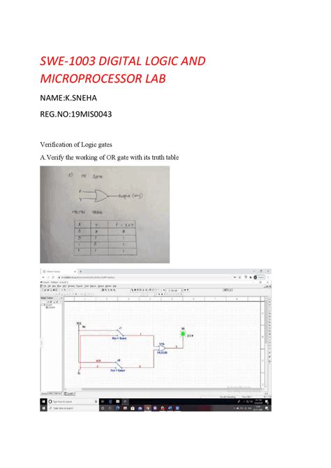 Digital Logic And Microprocessor Docsity