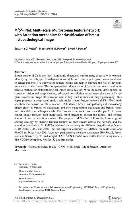 M2s2 Fnet Multi Scale Multi Stream Feature Network With Attention