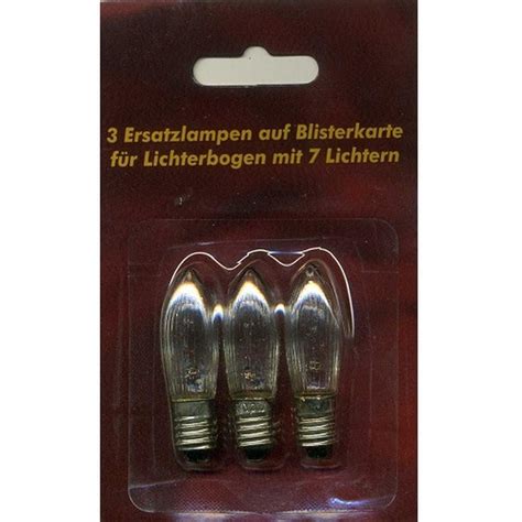 Nipach Lichterkette Xi11956 Ersatzlampen 3er 34v 3w E10 Für 7er