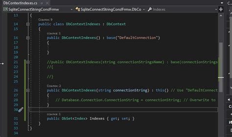C How To Programmatically Change The SQLite DbContext Connection String Stack Overflow
