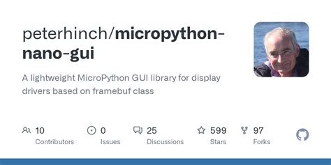 Github Peterhinchmicropython Nano Gui A Lightweight Micropython Gui Library For Display