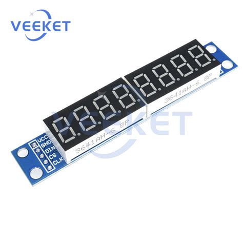 Max7219 8 Digit Led Digital Tube Display Control Module 33v 5v