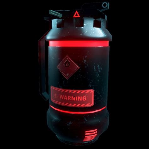 3d Model Incendiary Grenade Vr Ar Low Poly Cgtrader