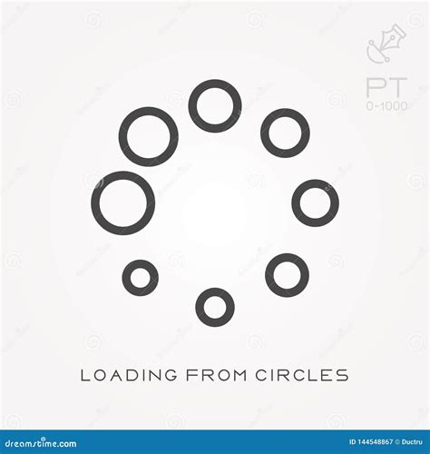 Loading Circles User Interface Design Objects Buffering Process Upload
