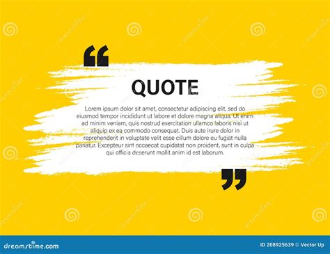 Trendy Block Quote Modern Design Elements Creative Quote And Comment