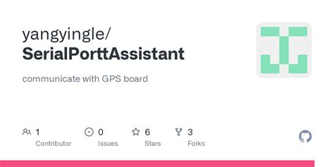 GitHub Yangyingle SerialPorttAssistant Communicate With GPS Board