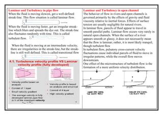 Open Channel VS Pipe Flow PDF Physics Science