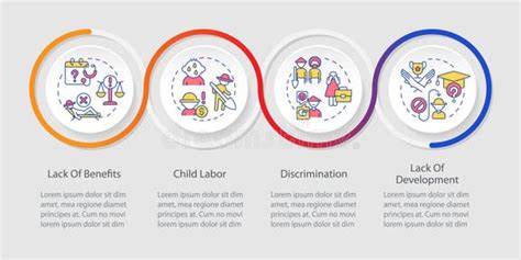 Labour Problems In Agriculture Loop Infographic Template Stock Vector Illustration Of Flow