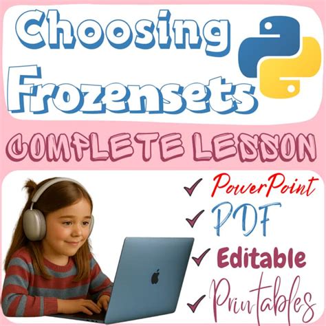 Choosing Frozensets In Python Programming Complete Coding Lesson