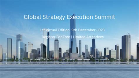 Global Strategy Execution Summit Linkedin
