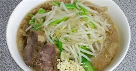 Make At Home Ramen Jiro Regular Version Recipe By Cookpadjapan