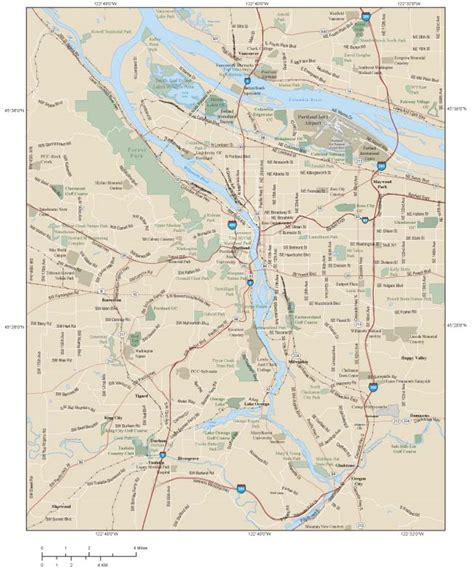 Portland Metro Area Map
