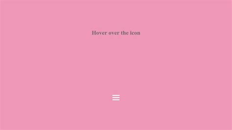 pure css hamburger animation